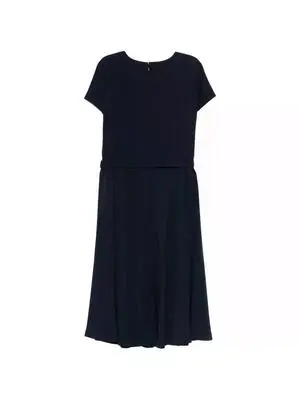 Ralph Lauren Belted A-line Midi Dress