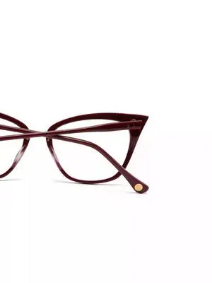 Dita Rebella Cat-eye Glasses - Red
