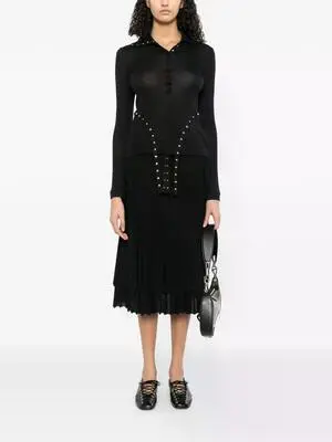 JNBY Textured Midi Skirt
