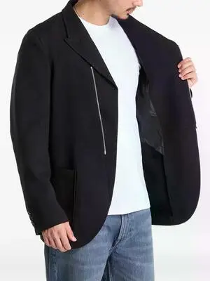 Comme Des Garçons Zip-closure Jacket - Black