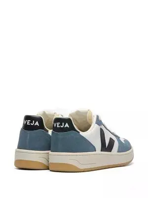 VEJA V-10 Panelled Sneakers - White