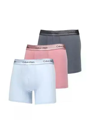 Calvin Klein Logo-waistband Boxers Set - Blue