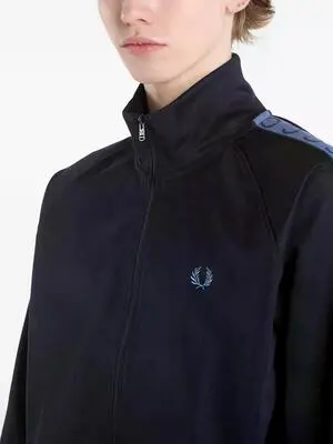 Fred Perry Contrast-tape Laurel Track Jacket