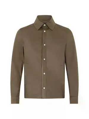 Herno Button-front Shirt Jacket - Brown