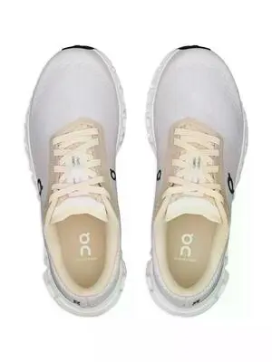 On Lace-up Running Sneakers - White