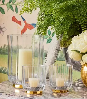 Aerin Crystal Delmara Candle Holder