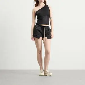 Rick Owens Fluid Fabric Drawstring Shorts - Black
