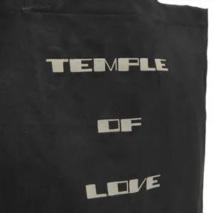 Rick Owens Temple Of Love Tote Bag - Black