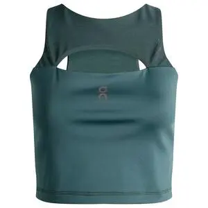 On Train Volt Cropped Top - Obsidian