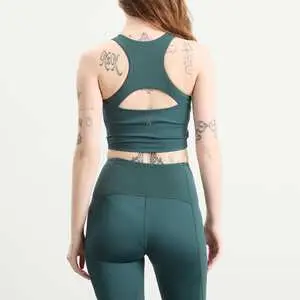 On Train Volt Cropped Top - Obsidian