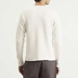 BEAMS Thermal Long Sleeve T-shirt - White