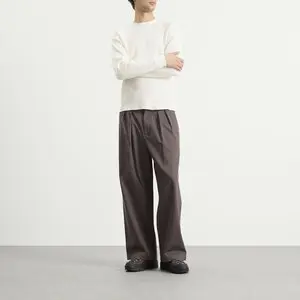 BEAMS Thermal Long Sleeve T-shirt - White