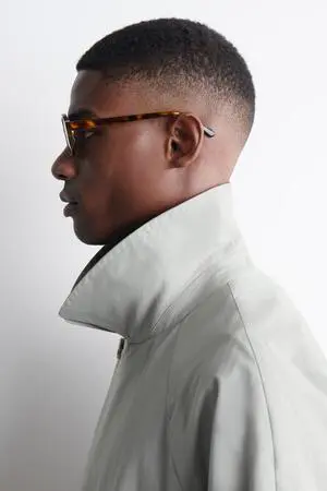 Cos Rectangular Aviator Sunglasses - Brown