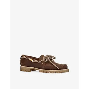 GOLDEN GOOSE Cruise Beaded Suede Loafers