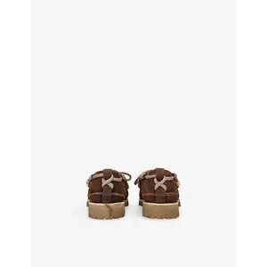GOLDEN GOOSE Cruise Beaded Suede Loafers