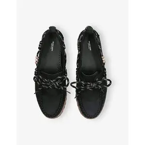 GOLDEN GOOSE Cruise Beaded Suede Loafers