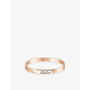 Messika Move Noa Diamond Bangle Bracelet - Pink