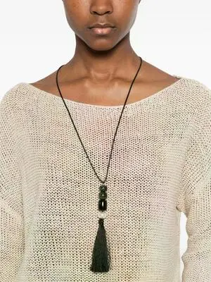 Enza Costa Open-knit Sweater - Neutrals