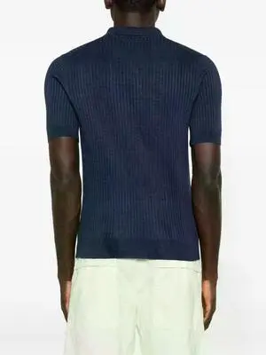GRAN SASSO Buttoned Ribbed Knitwear