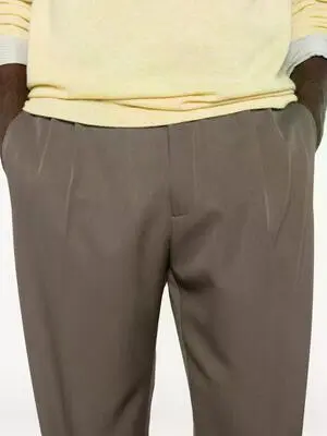 THE ROW Tosca Pleated Wool Trousers
