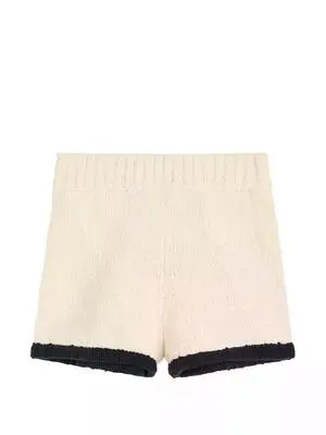 BY MALENE BIRGER Rikka Colour Block Knit Shorts - Neutrals