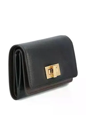 Fendi Small Way Trifold Wallet - Black