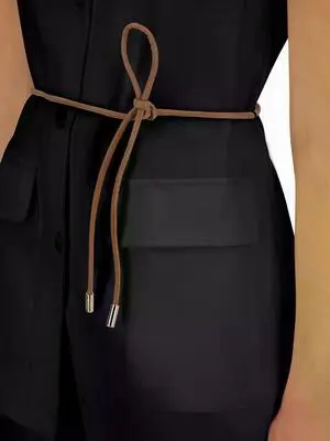 Herno Belted Vest With Flap Pockets