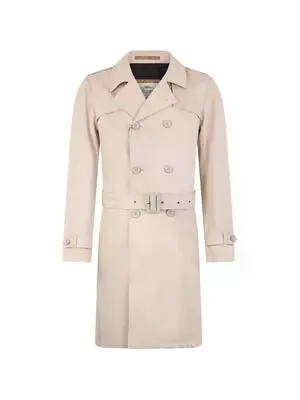 Herno Double-breasted Trench Coat With Belt