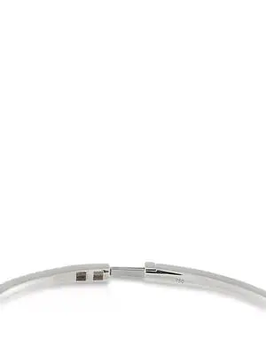 LB EXCLUSIVE 18k White Gold Diamond Bangle Bracelet