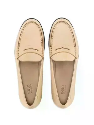 Koio Penny Slot Strap Loafers