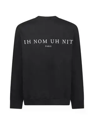 IH NOM UH NIT Palm-print Crew-neck Sweatshirt