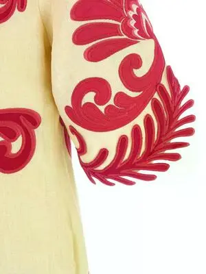 Farm Rio Embroidered Mini Dress