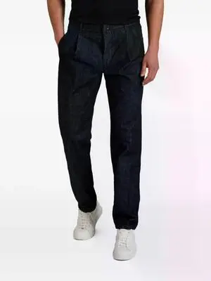 SLOWEAR Pleated Denim Trousers