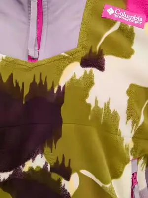 Columbia Floral Zip Top