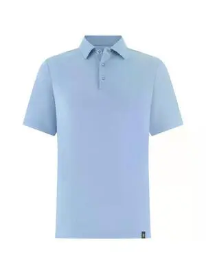 Boggi Milano Button-front Polo Shirt - Blue