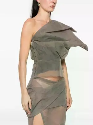 Rick Owens Claudia Draped Top