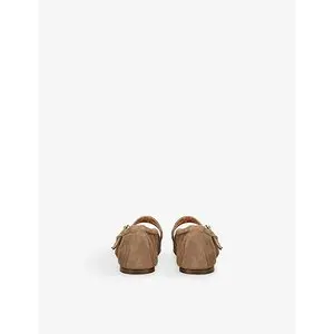 Steve Madden Lydia Suede Ballet Flats - Mid Brown
