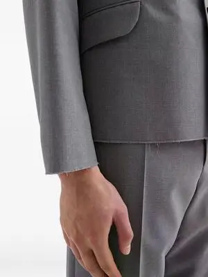 JIL SANDER Poplin Blazer - Grey