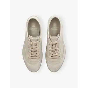 Brunello Cucinelli Suede Low Top Trainers