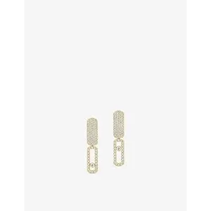 Messika Imperial Move Small 18ct Gold And 0.70ct Diamond Earrings - Yellow