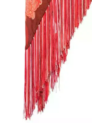 Etro Printed Fringed Scarf