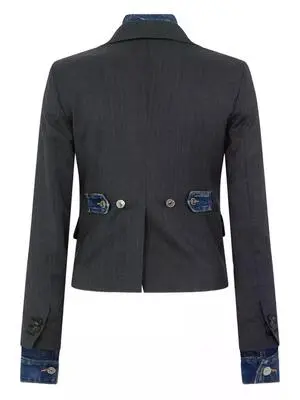 Dsquared2 Pinstripe Hybrid Tailored Jacket