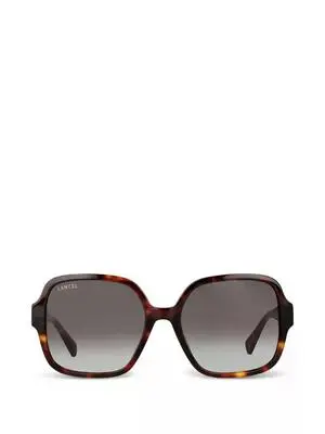 LANCEL Geometric Sunglasses - Brown