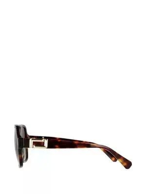 LANCEL Geometric Sunglasses - Brown
