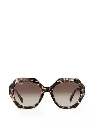 LANCEL Octavie Geometric Sunglasses - Brown