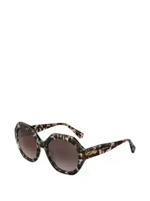 LANCEL Octavie Geometric Sunglasses - Brown
