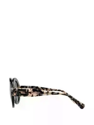 LANCEL Rosie Round Sunglasses - Green