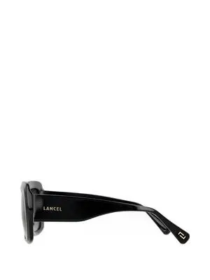 LANCEL Clelia Square Sunglasses - Black