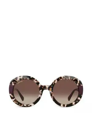 LANCEL Rosie Round Sunglasses - Brown
