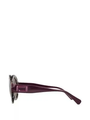 LANCEL Rosie Round Sunglasses - Brown